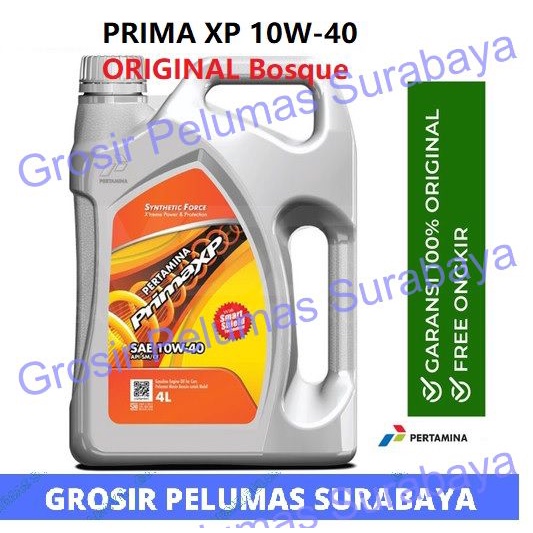Jual ASLI Oli Mesin bensin Pertamina Prima XP SAE 10W-40 10W40 10W/40 ...