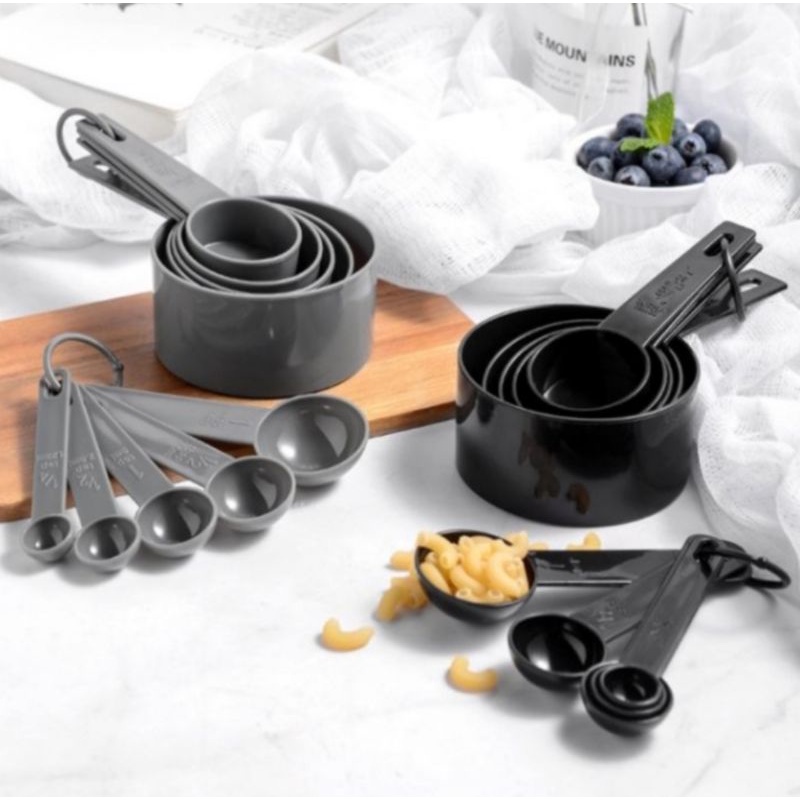 Jual Sendok takar 10 in 1 measuring spoons and cups set sendok ukur ...