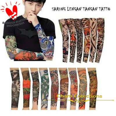 Jual Manset Tangan Tattoo Pria & Wanita – Motif Keren | Elastis | Anti ...