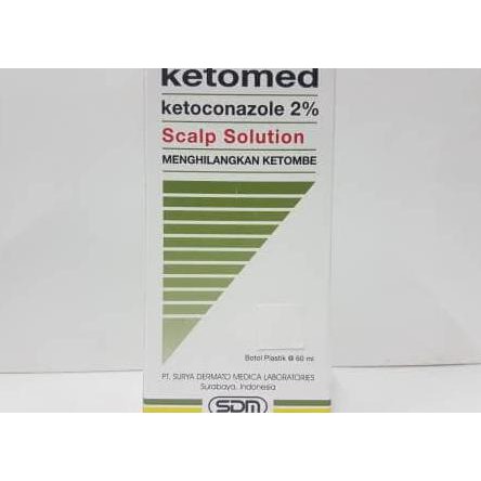 Jual AMPUH KETOMED SCALP SOLUTION 60ML. ( SHAMPO ANTI KETOMBE ...