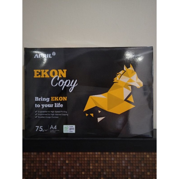 Jual kertas HVS A4 ekon copier 75gr per rim | Shopee Indonesia