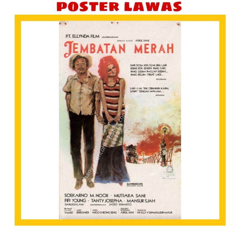 Jual poster film lawas jembatan merah | Shopee Indonesia