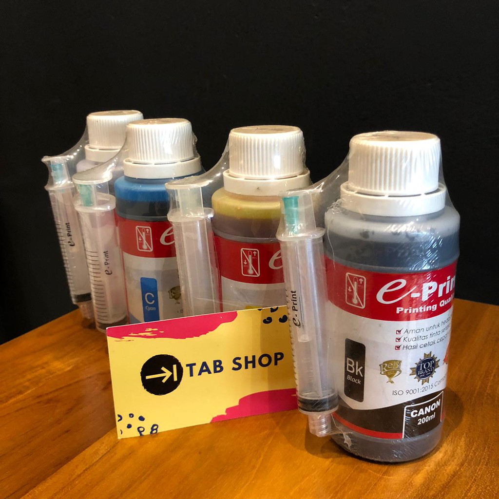 Jual TAB SHOP - EPRINT REFILL TINTA PRINTER BULK 200 ML - REFILL TINTA ...