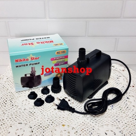 Jual NIKITA STAR NS105 NS 105 NS-105 Pompa Celup Air mancur Kolam Aquarium water pump | Shopee ...