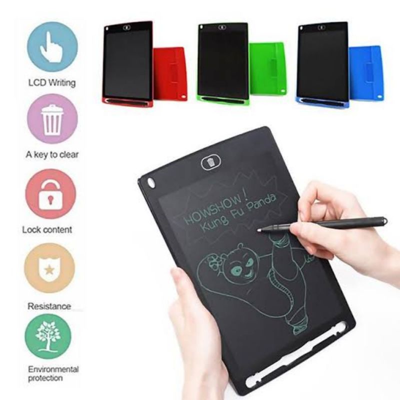 Jual Papan Alat Tulis Gambar Tablet LCD 8 inch Drawing Writing Tablet ...