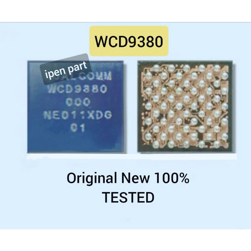 Jual IC Audio WCD9380 Mi11 Xio Original New Tested Mi 11 WCD 9380 000 ...