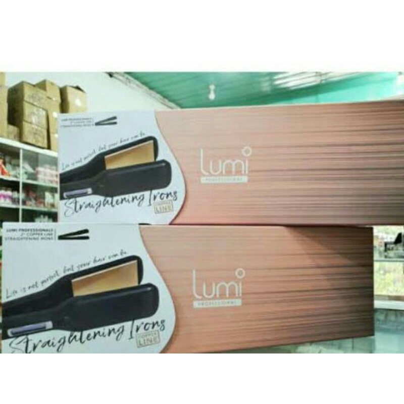 Jual LUMI PROFESSIONALS 2" COPPER LINE STRAIGHTENING IRONS / HAIR ...