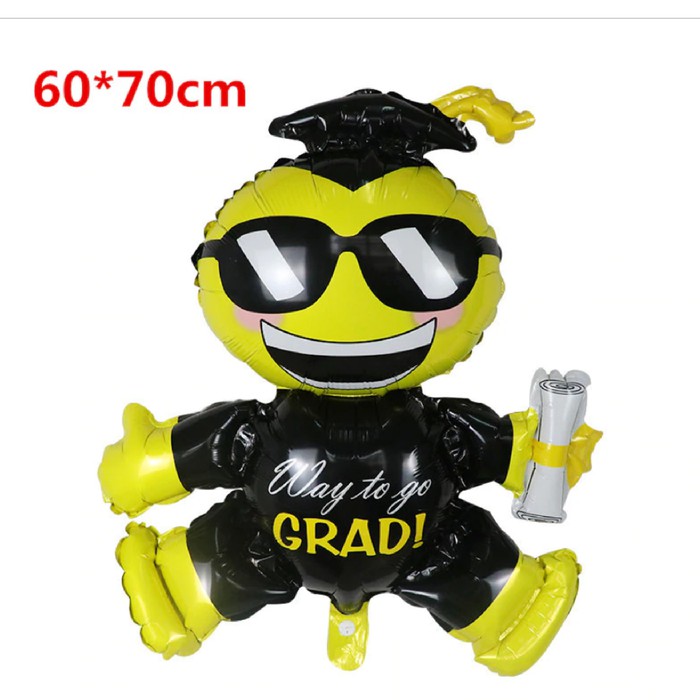 Jual Way To Go Grad Foil Balloon Graduation / Balon Foil Wisuda ...