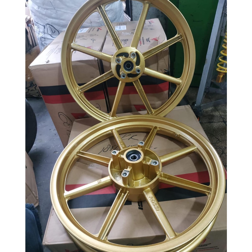 Jual velg v rossi vrossi sprint dragon palang 8 gold ring 17 ninja r ss ...