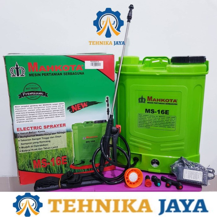 Jual Alat Semprot Sprayer MAHKOTA MS-16E Elektrik 16 Liter Semprotan ...