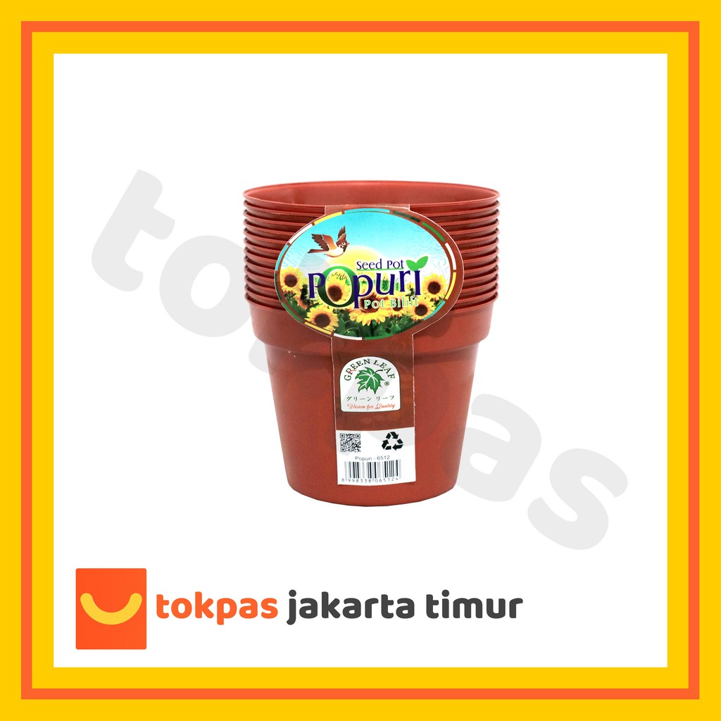 Jual [12 PCS] Pot Polos Plastik Simba Bunga Tanaman Hias Ukuran Besar ...