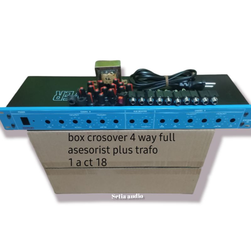 Jual paket box crossover 4 way lengkap asesorist plus trafo 1A ct 18v ...