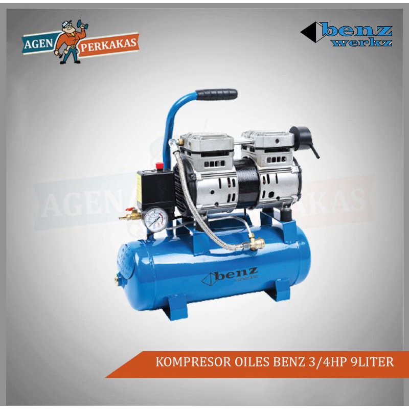Jual KOMPRESOR OILES BENZ 3/4HP 9LITER | Shopee Indonesia