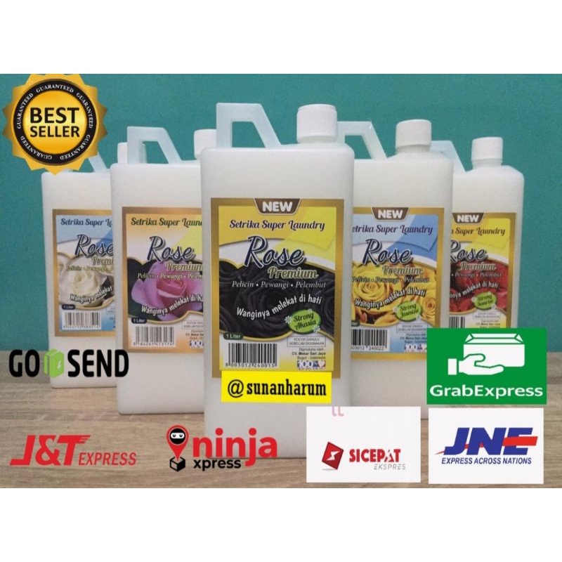 Jual Pewangi Pakaian Pelicin Setrika Rose Premium Super Laundry ...