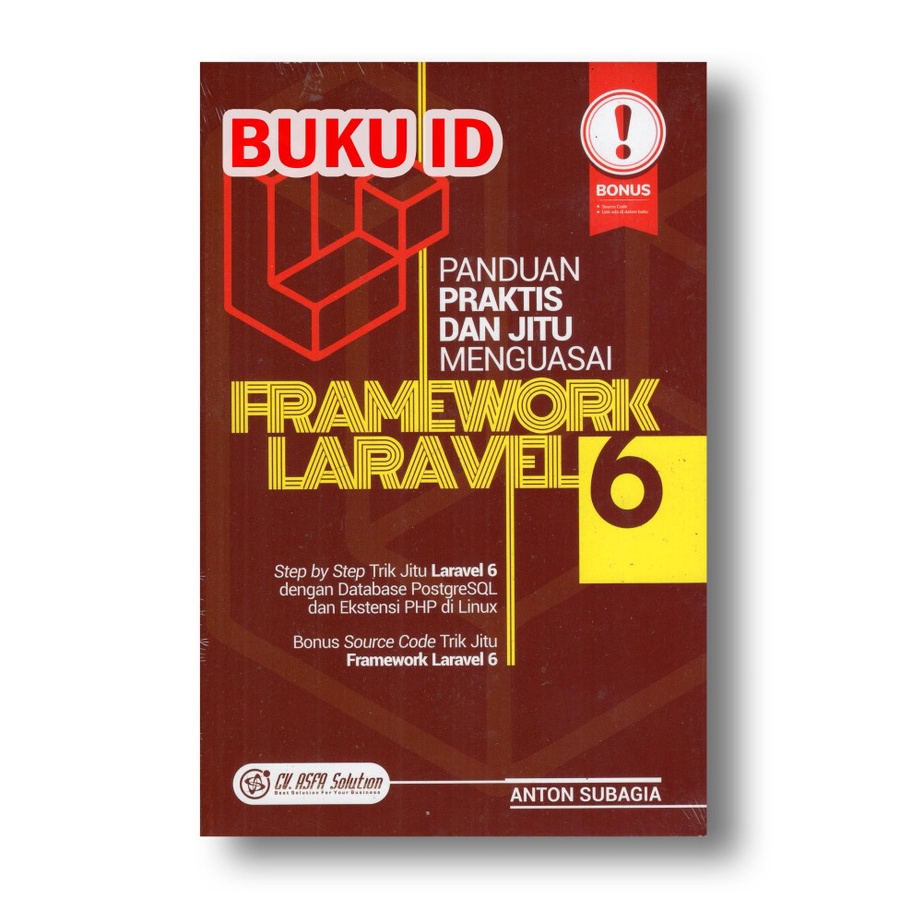 Jual Buku Panduan Praktis dan Jitu Menguasai Framework Laravel 6 - Original | Shopee Indonesia