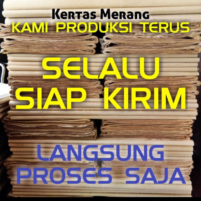 Jual Produsen Kertas Merang Malang. Harga Untuk 60 lbr @65 cm X 45 cm ...