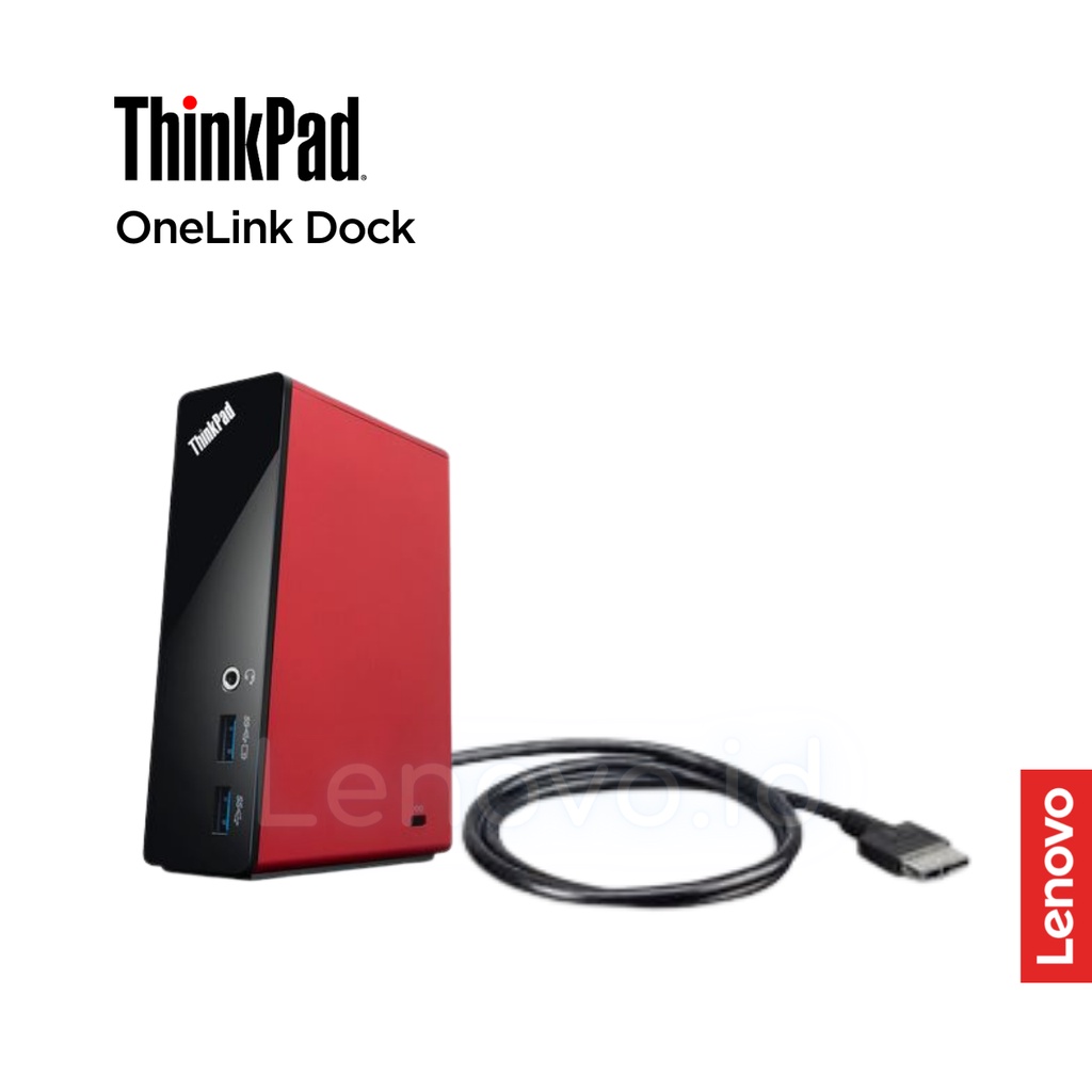 Jual Lenovo ThinkPad OneLink Dock + HDMI to VGA Adapter (USB 3.0, USB 2 ...