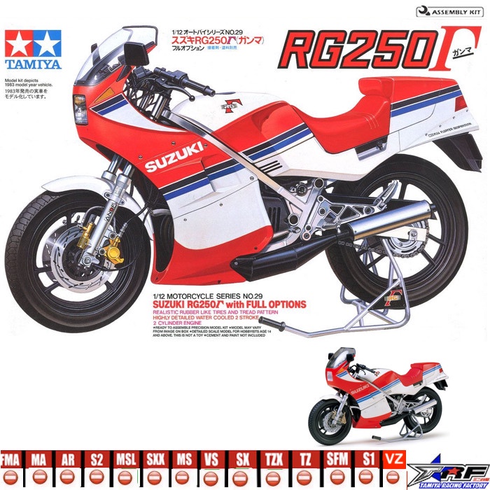 Jual TAMIYA 14029 SUZUKI RG250 GAMMA FULL OPTION | Shopee Indonesia