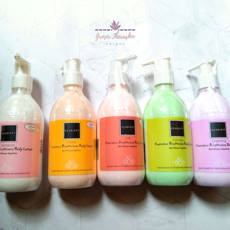 Jual SCARLETT BODY LOTION WHITENING (HAND BODY SCARLETT) | Shopee Indonesia