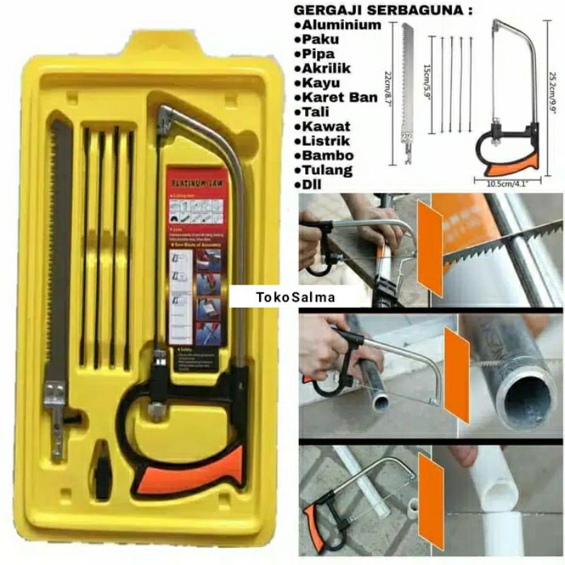 Jual Gergaji Besi Serbaguna, Geraji mini Besi Kaca Kayu Paralon ...