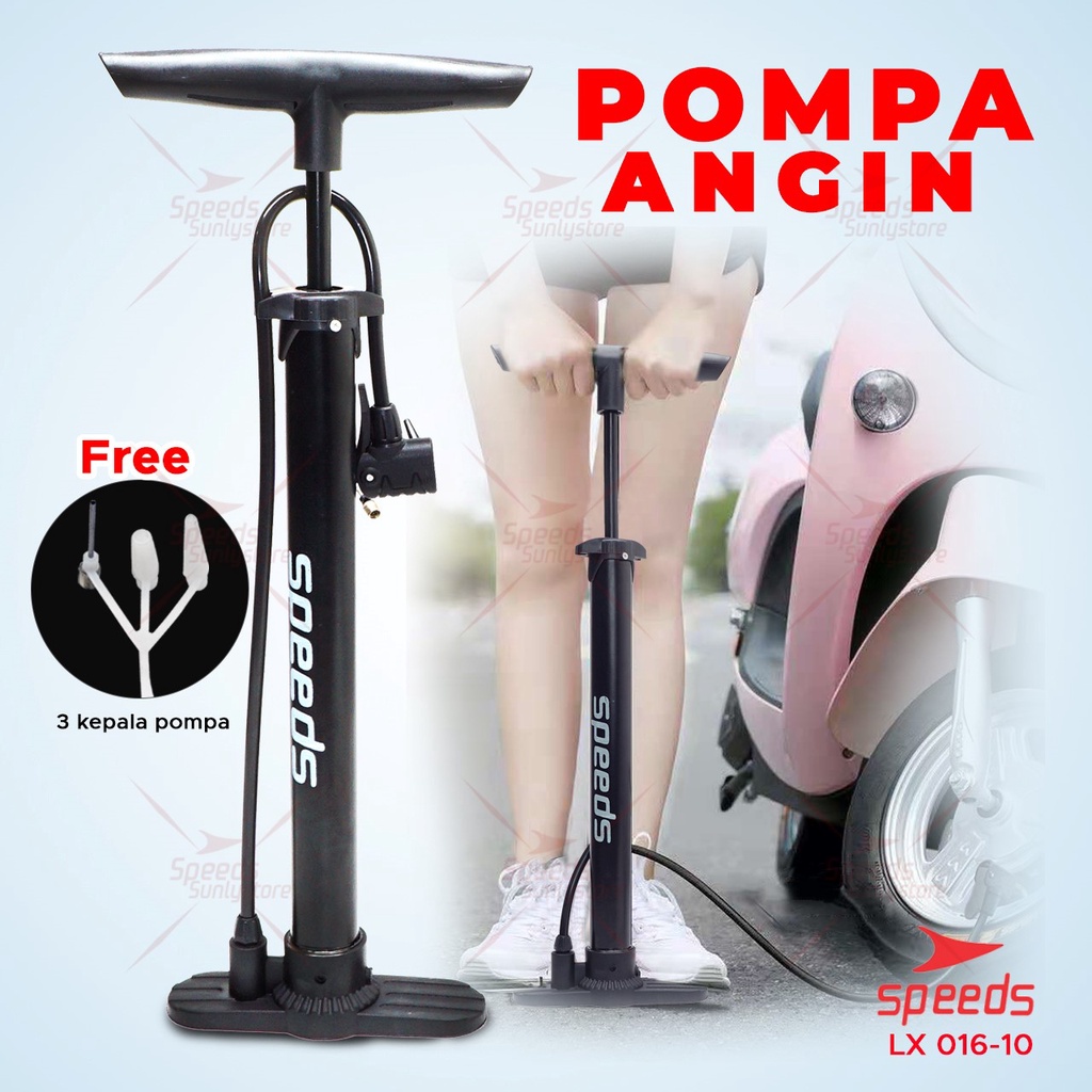 Jual SPEEDS Pompa Angin Manual Pompa Ban Motor Pompa Sepeda Pompa ...