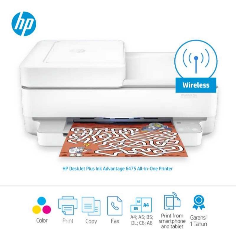 Jual HP 6475 DeskJet Plus Ink Advantage Printer 6475 All-in-One Printer ...