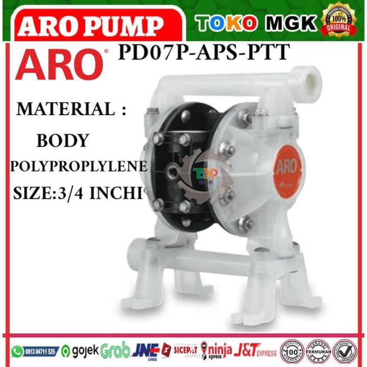 Jual ARO DIAPHRAGM PUMP PD07P-APS-PTT 3/4" POLYPROPYLENE | Shopee Indonesia