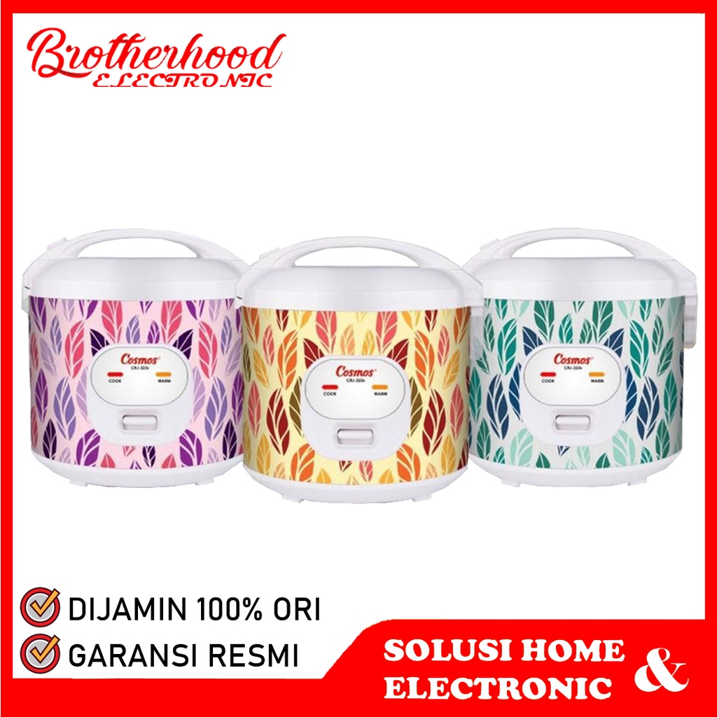 Jual (BISA COD) (HARGA PROMO) MAGIC COM / RICE COOKER COSMOS CRJ323S / CRJ 323S / CRJ-323 S [2 ...