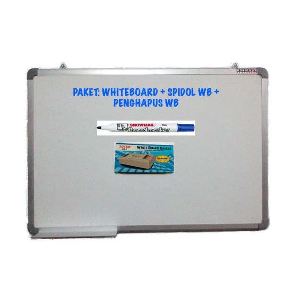 Jual Alat Tulis PAKET Whiteboard Magnetic Sakana 45x60 Plus Spidol WB ...