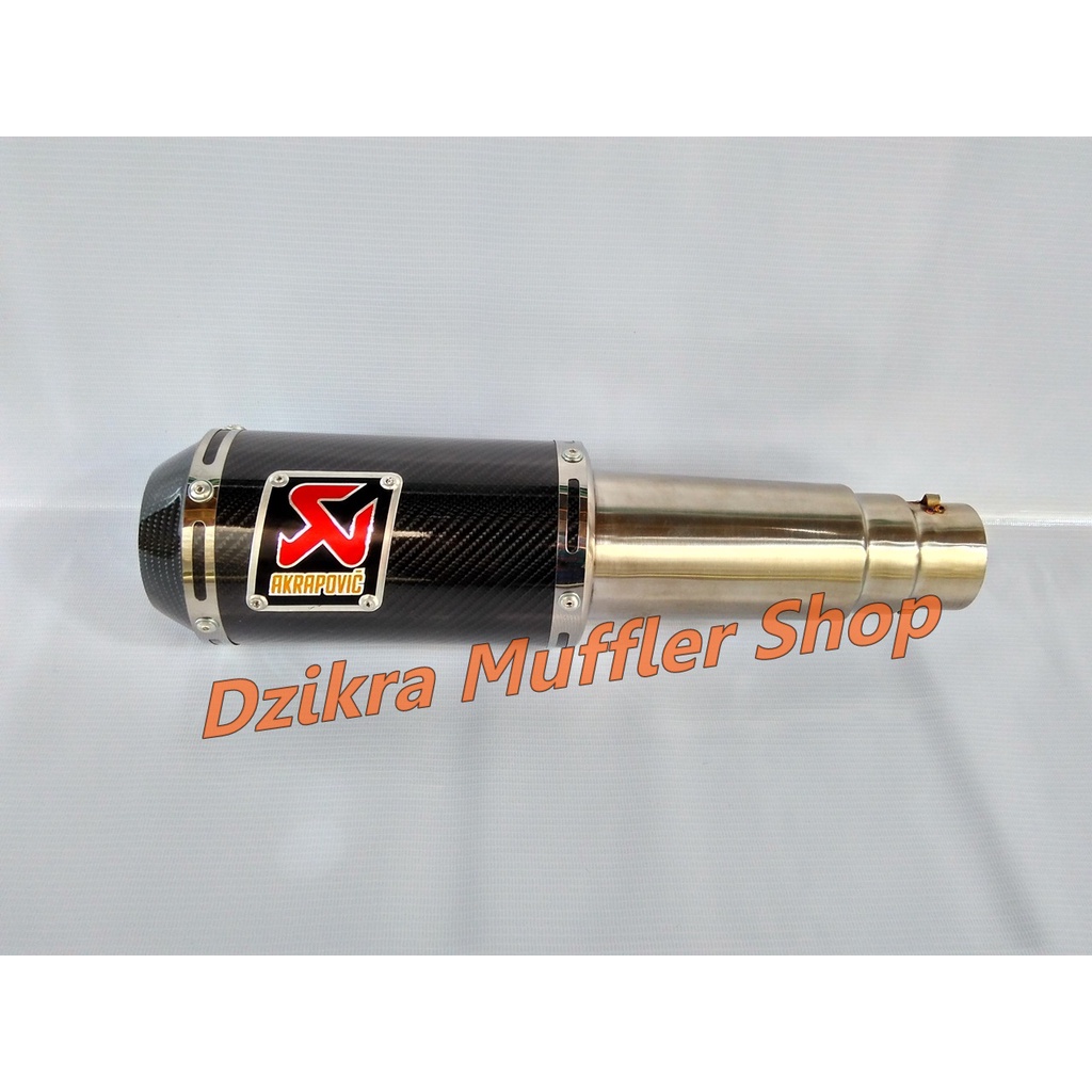 Jual Knalpot racing Akrapovic gp m1 carbon silencer only Shopee Indonesia