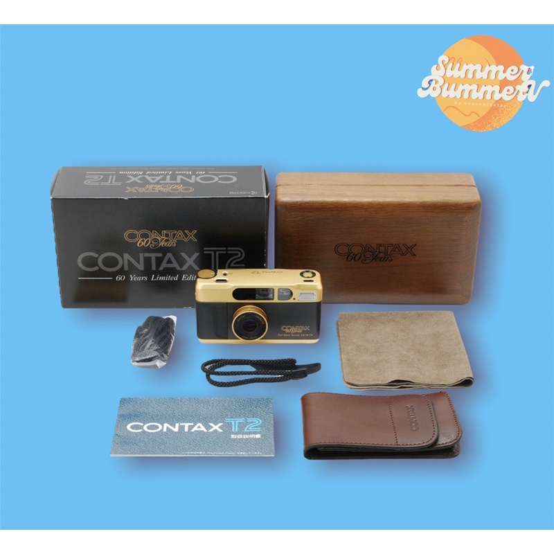 Jual CONTAX T2 GOLD 60 YEARS LIMITED EDITION | Shopee Indonesia