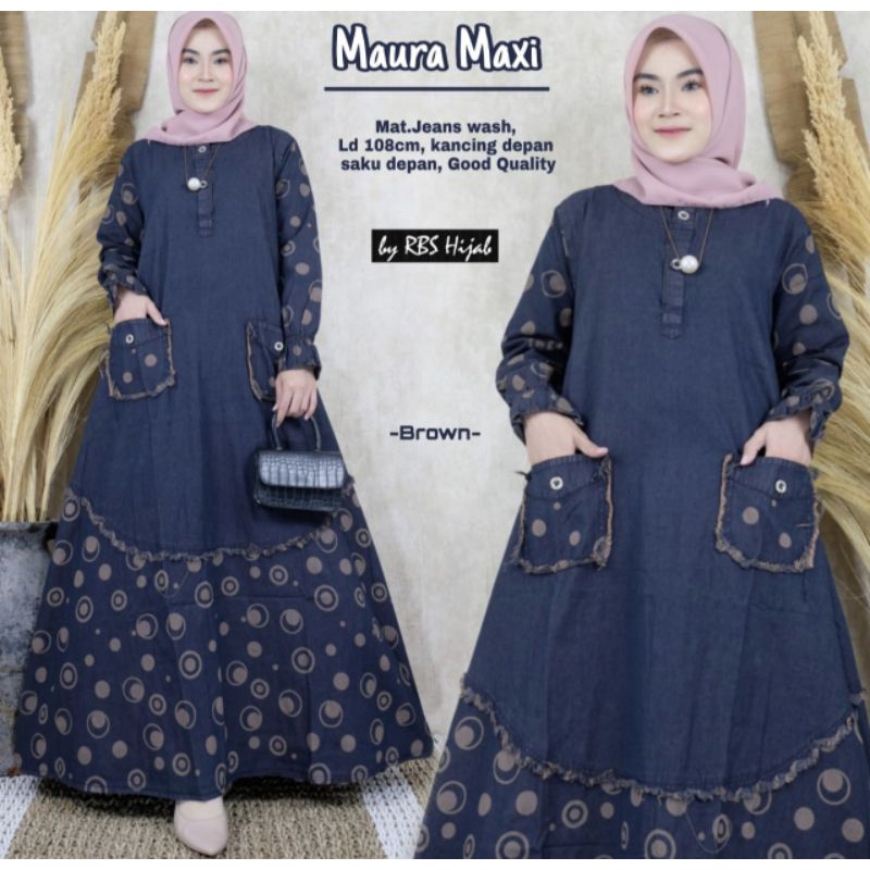 Jual Maura maxy jeans original by ama najwa | Shopee Indonesia