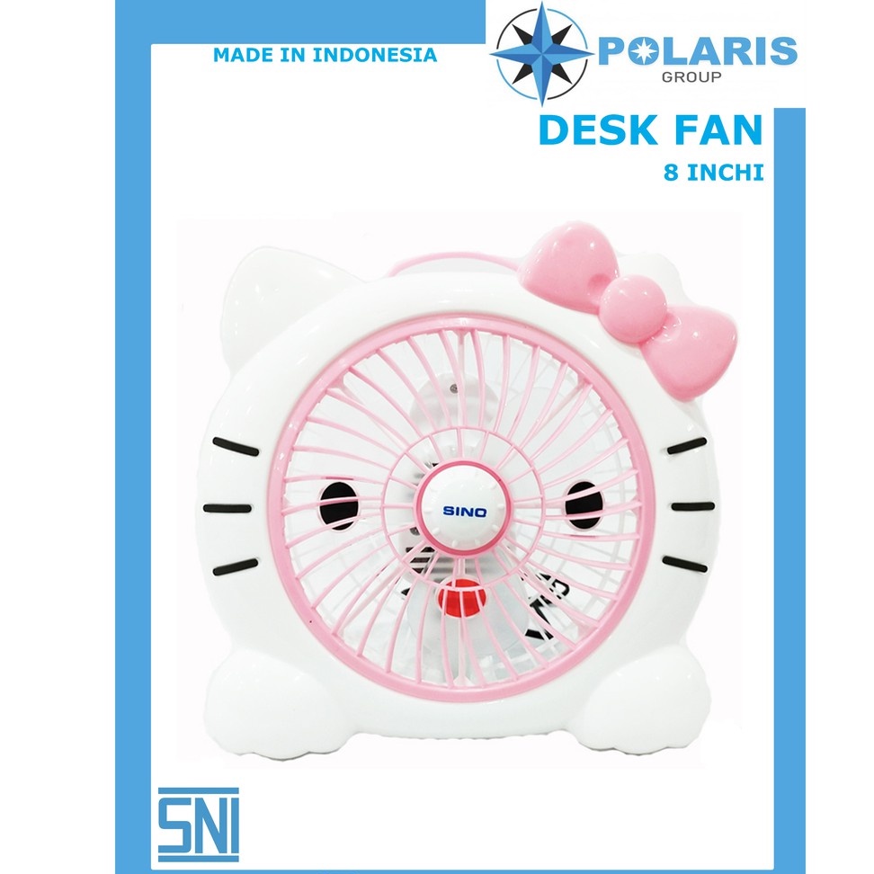 Jual KIPAS ANGIN KARAKTER HELLO KITTY / DESK FAN SINO 8 INCHI | Shopee ...
