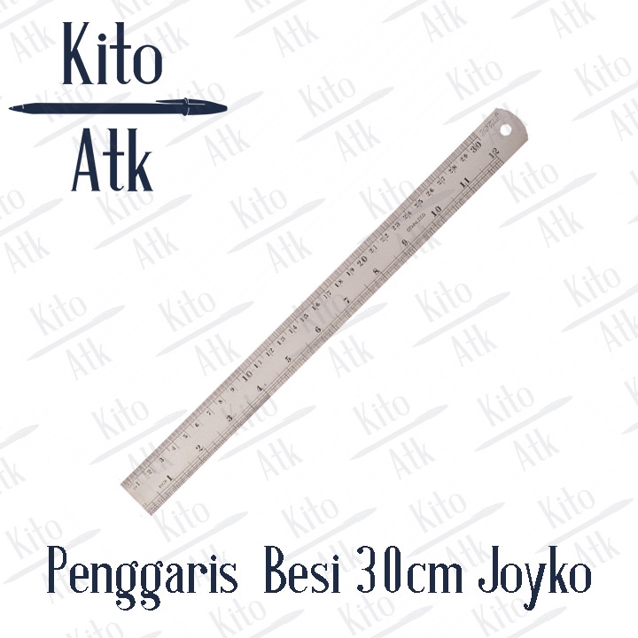 Jual Penggaris Besi 30cm Joyko / Stainless Steel Ruler | Shopee Indonesia