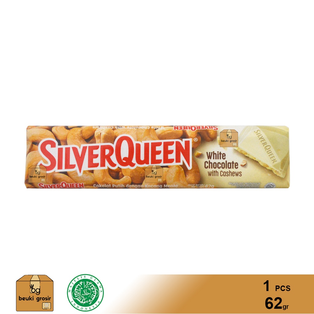 Jual Silver Queen White Coklat Putih Isi Kacang Mete Harga Grosir Lebih ...