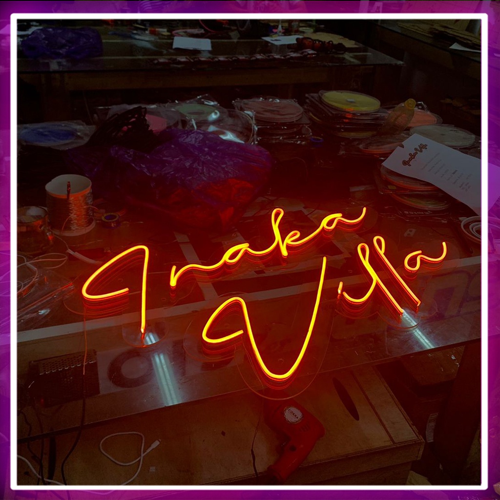 Jual Neon Flex Design Custom Ukuran 20x50cm | Shopee Indonesia