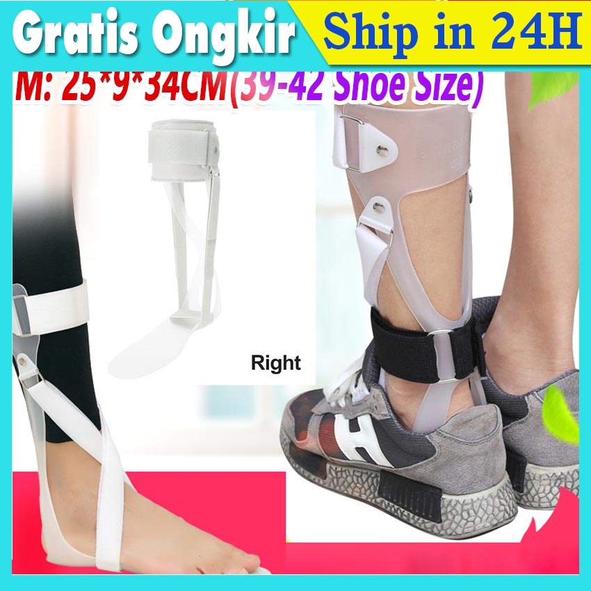 Jual Ankle Brace Foot Orthosis Drop Foot Plantar Fasciitis Night Splint ...