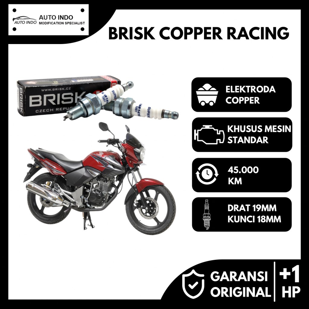 Jual Busi Motor Racing Yamaha Scorpio Z Busi Brisk Copper Racing B12C ...