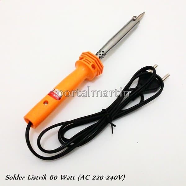 Jual Solder Gagang Plastik Steele 60 watt/Solder 60W/Solder Gagang Plastik | Shopee Indonesia