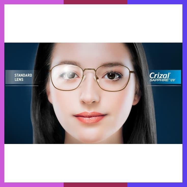 Jual Lensa Essilor Fsv Crizal Sapphire Uv | Shopee Indonesia