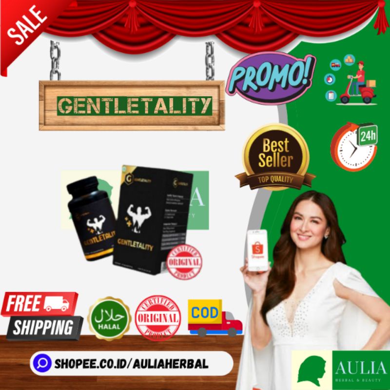 Jual GENTLETALITY - Obat Kuat Herbal Stamina Pria Terbaik ( BPOM & Halal ) | Shopee Indonesia