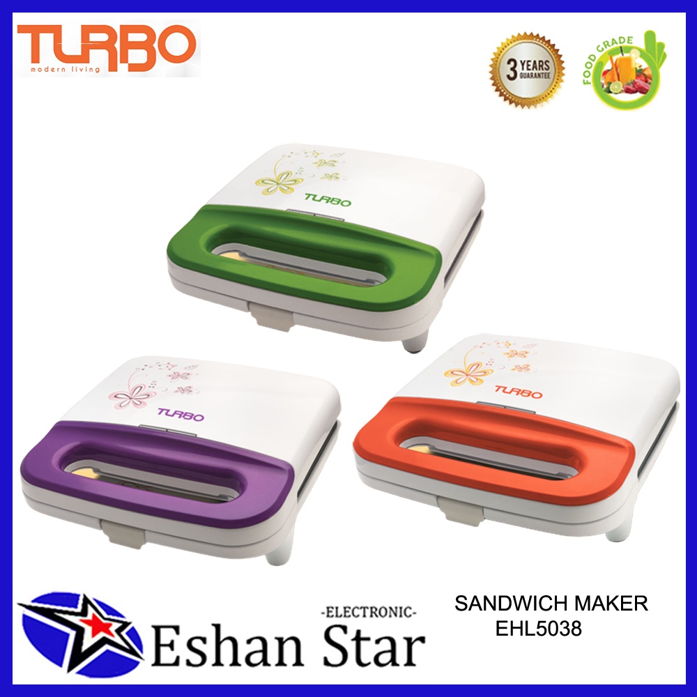 Jual TURBO Sandwich Toaster EHL5038 | Shopee Indonesia
