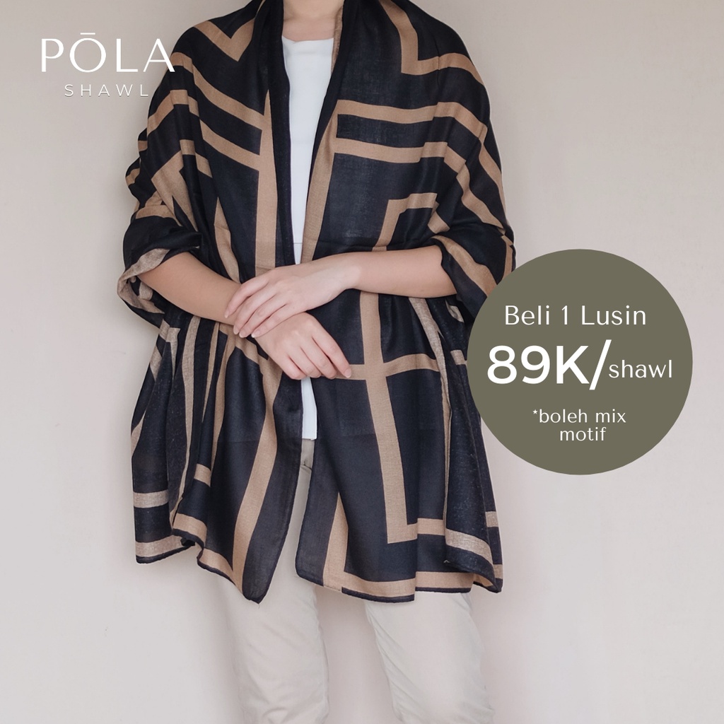 Jual Jade In Brown Shawl ( Selendang , Pashmina , Shawl , Scarf , Syal ...
