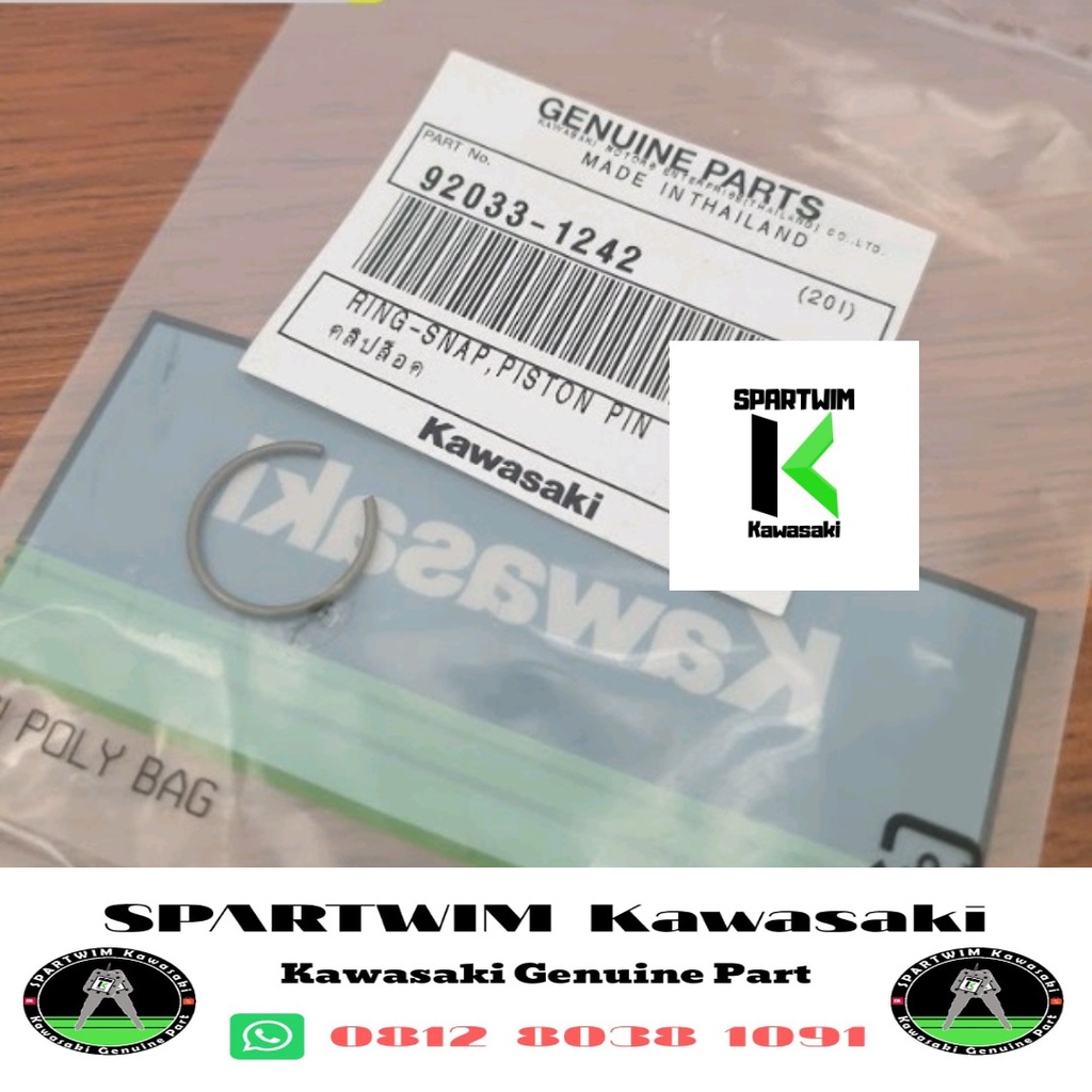 Jual Ring snap clip piston pen 16 blok 1878 Ninja 150 RR original ...