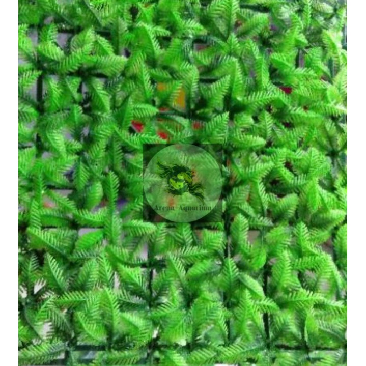 Jual Rumput Dasar Sintetis Akuarium Model Daun Kelapa Rumput Hias Dasar ...