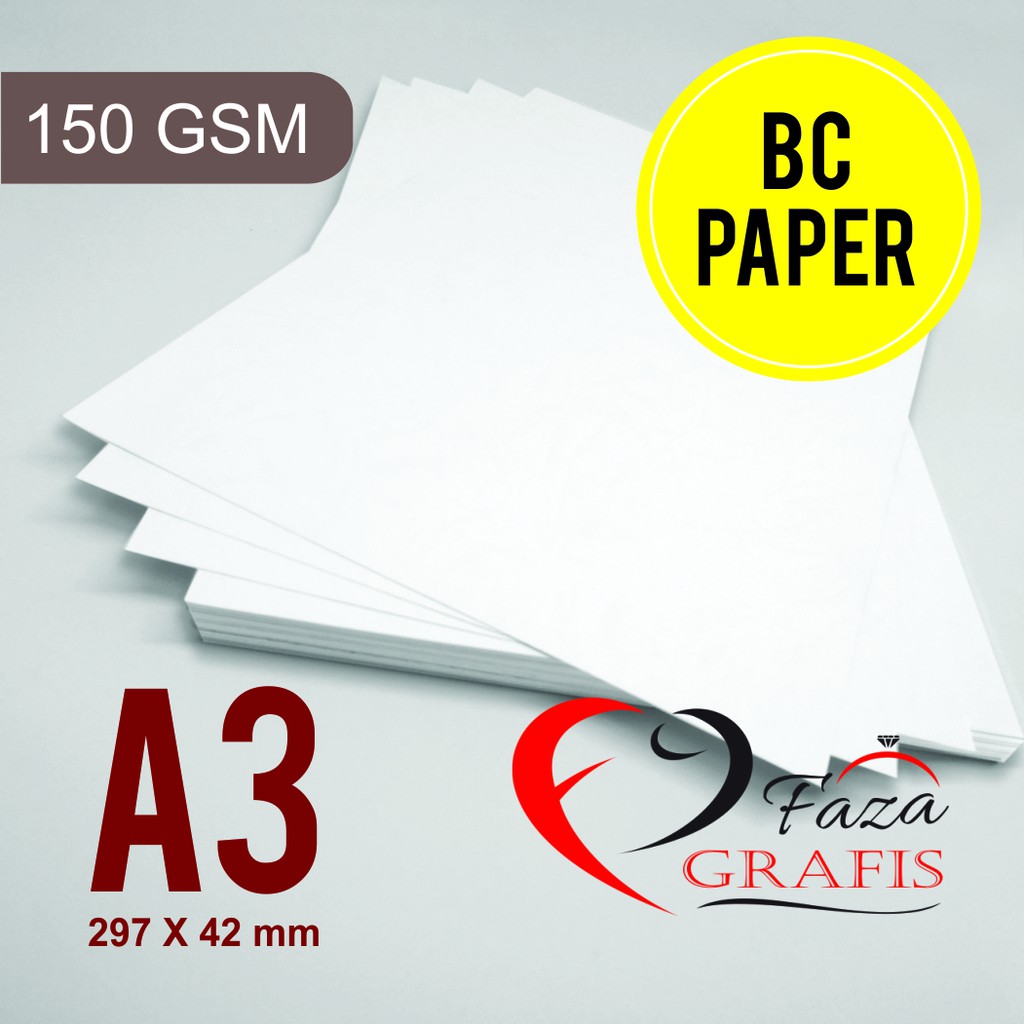 Jual Kertas Manila a3 150gsm/kertas manila warna / BC paper A3 / Kertas ...