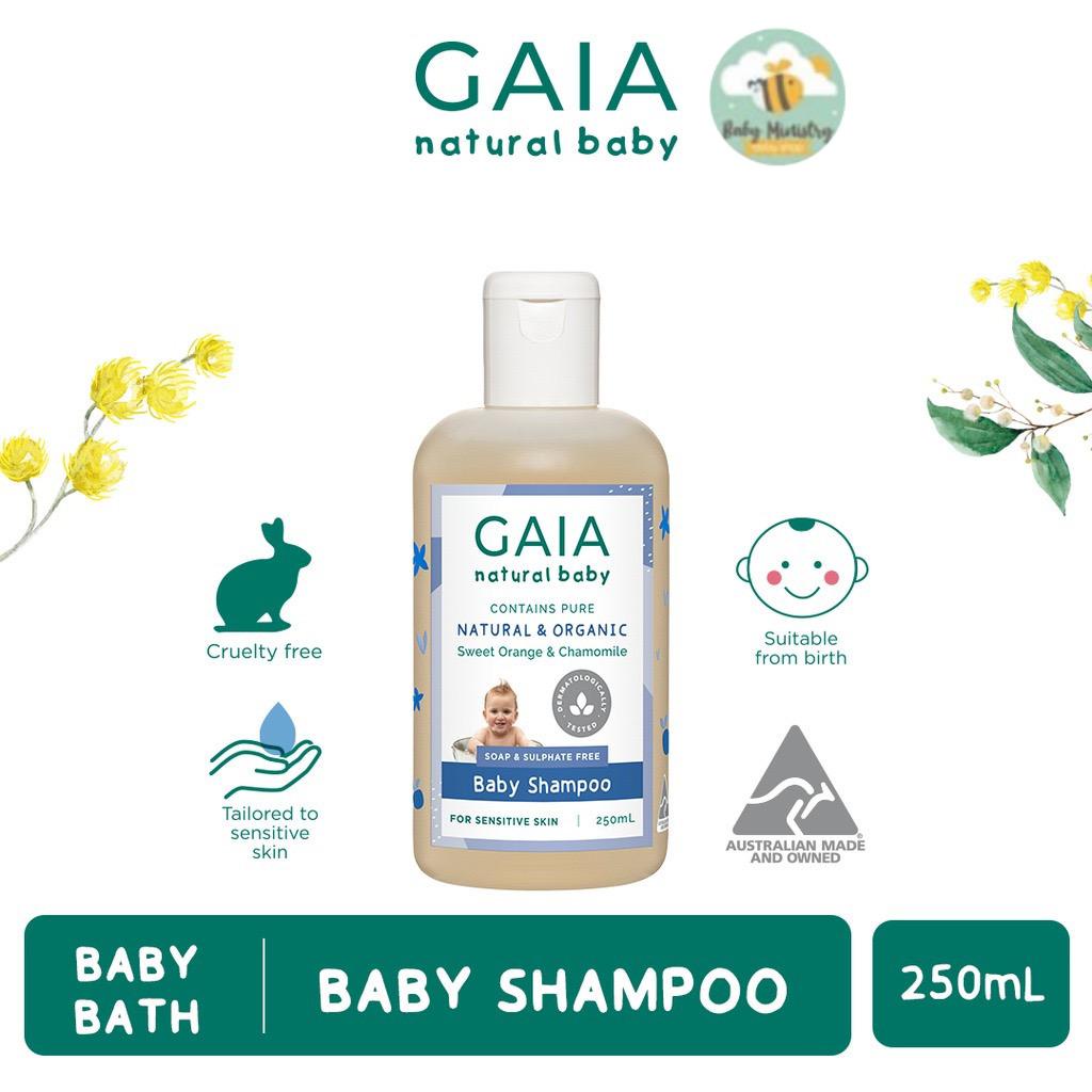 Jual GAIA Natural Baby Shampoo 250mL - Shampo Bayi ( shampoo mandi bayi ...