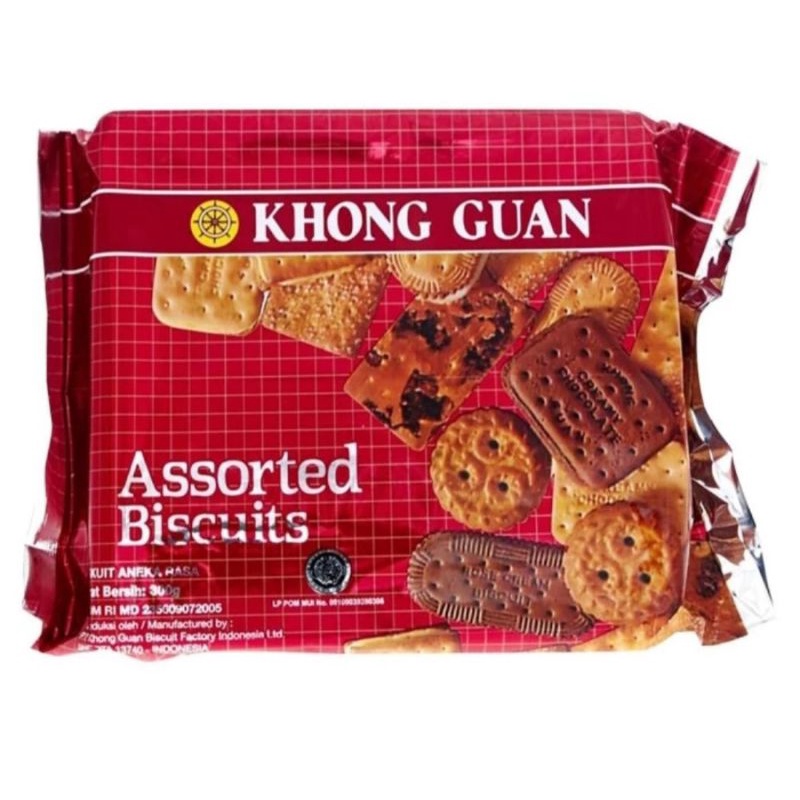 Jual Khong Guan Red Assorted Biscuit 300g | Shopee Indonesia