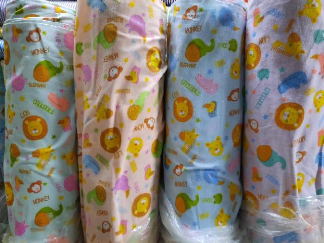 Jual kain flanel / kain bedong bayi - harga per m | Shopee Indonesia