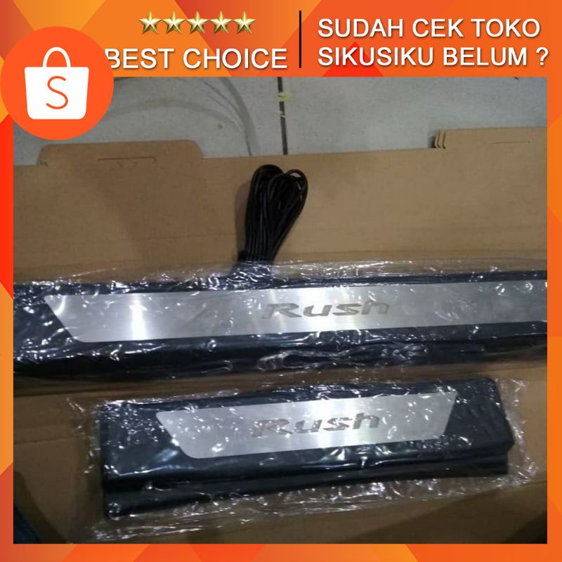 Jual Sill Plate LED All New Toyota Rush Sillplate Led Rush Motif Carbon ...
